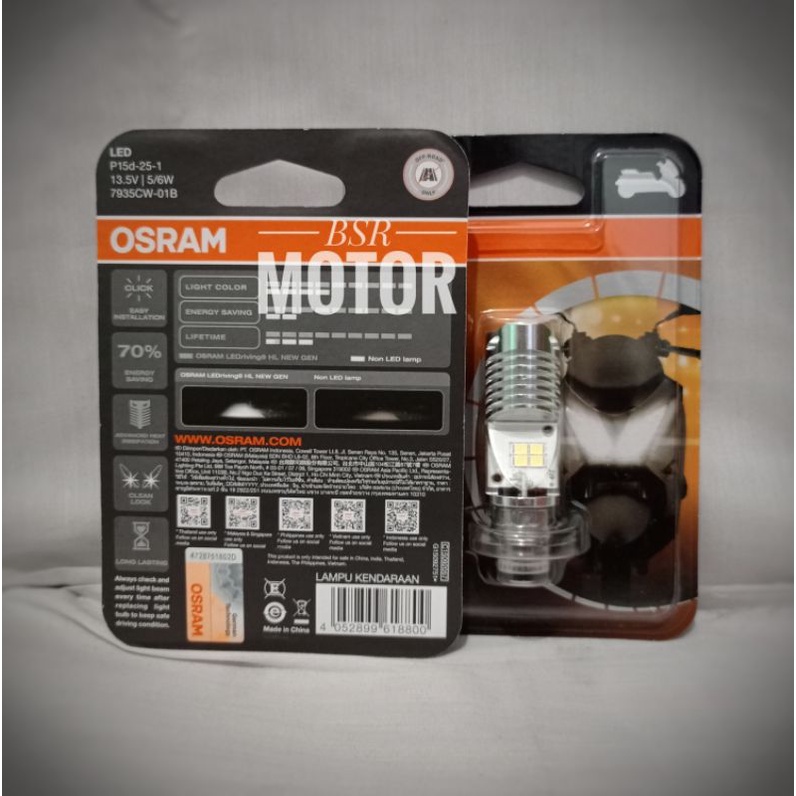 Jual Lampu depan / dop LED osram T19 putih original | Shopee Indonesia