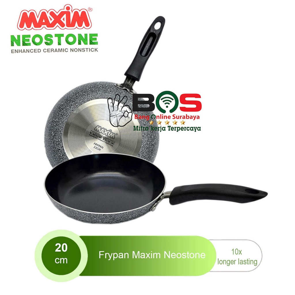 Jual Maxim Neostone Maxim Frypan 20 CM Teflon Frypan Ceramic Coating ...