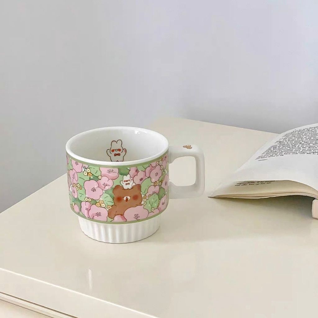 Jual Momo Rabbit]Mangkuk Mug Keramik｜Ceramic Bowl｜Cangkir Kopi Susu ...