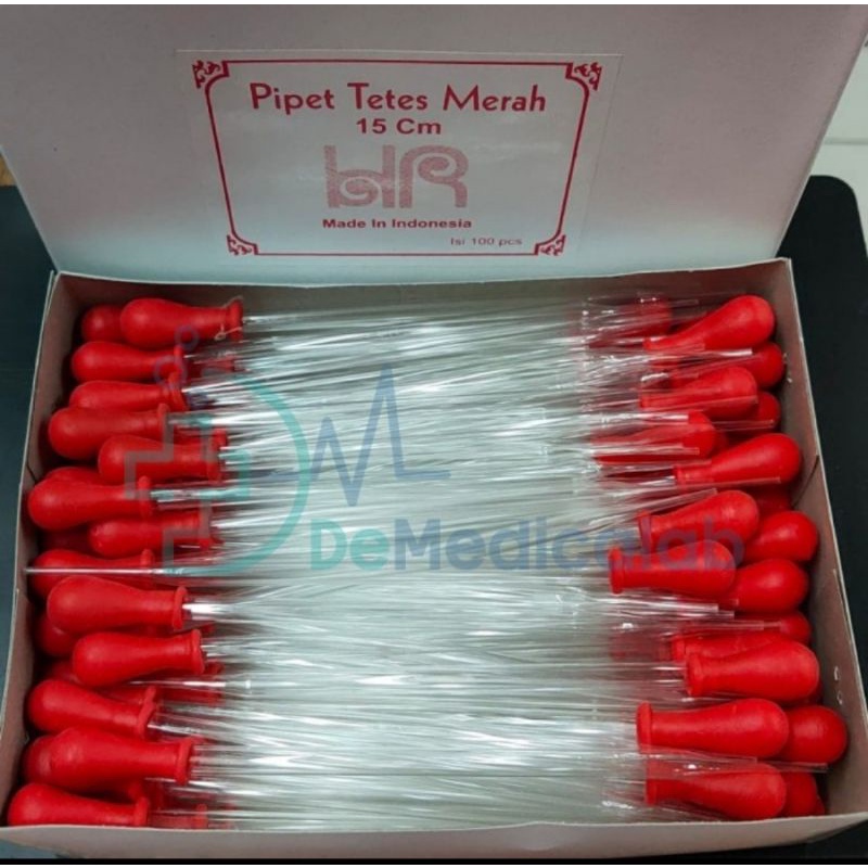 Jual Pipet Tetes Panjang 15 cm DOT Merah DOT Kuning isi 100 | Shopee ...