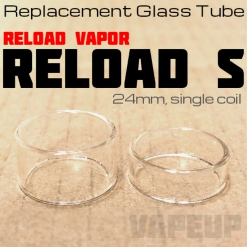 Jual Tabung Kaca RELOAD S RTA Glass Tube Reload S single coil Glass ...