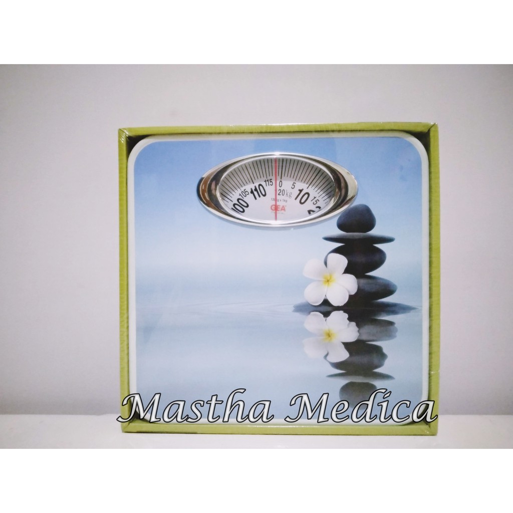 Jual Timbangan analog / jarum injak pegas gea motif | Shopee Indonesia