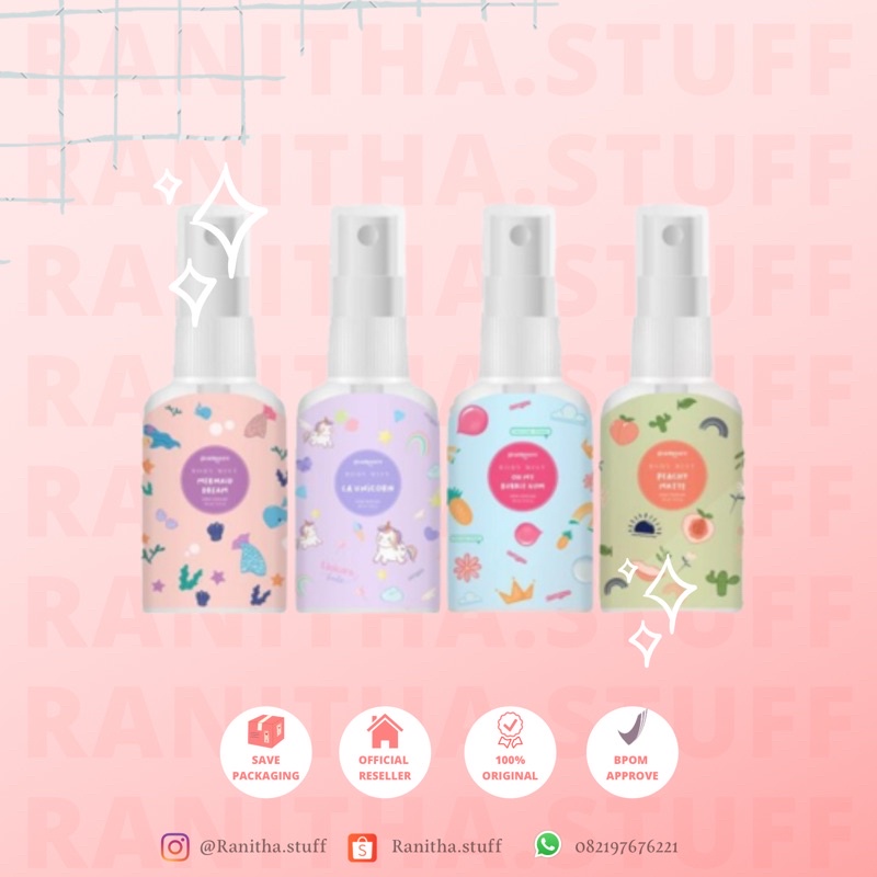 Jual GEAMOORE BODY MIST PARFUM BPOM | Shopee Indonesia