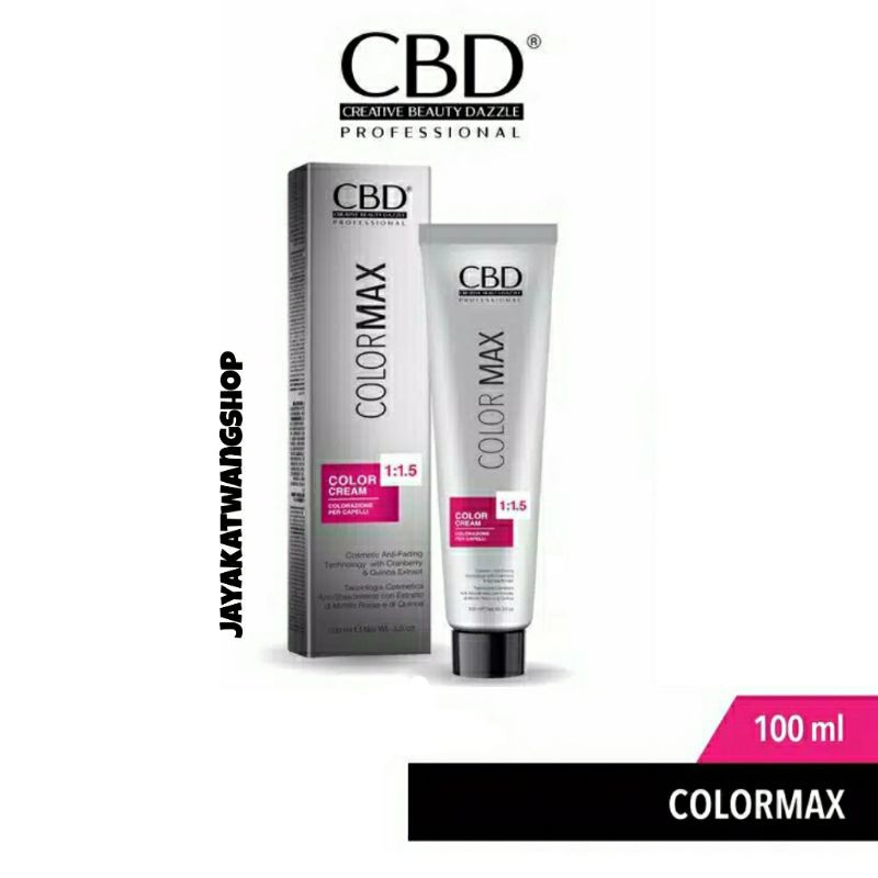 Jual CBD COLORMAX Hair Color Cream 100mL | Semir Cat Pewarna Rambut ...