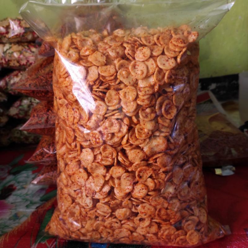 Jual KERUPUK SEBLAK (UDANG) bantet termurah 500gr | Shopee Indonesia