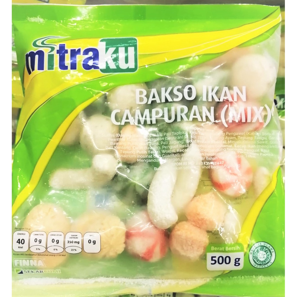 Jual Mitraku Bakso Ikan Mix 500gr | Shopee Indonesia