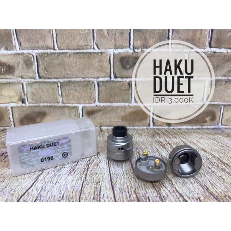Jual Authentic Haku Duet RDA by Haku Engineering | Shopee Indonesia