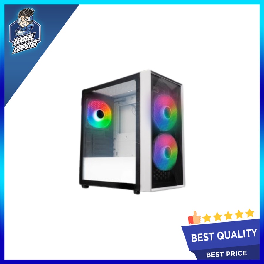 Jual CASING PC TECWARE FORGE M2 - WHITE | Shopee Indonesia