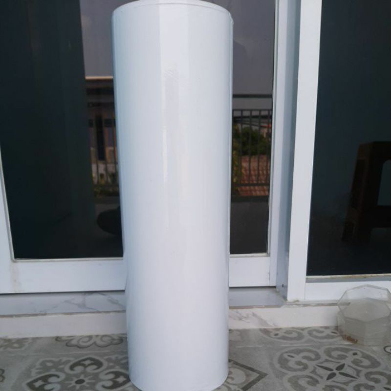 Jual Stiker skotlite warna putih glosy lebar 60cm | Shopee Indonesia