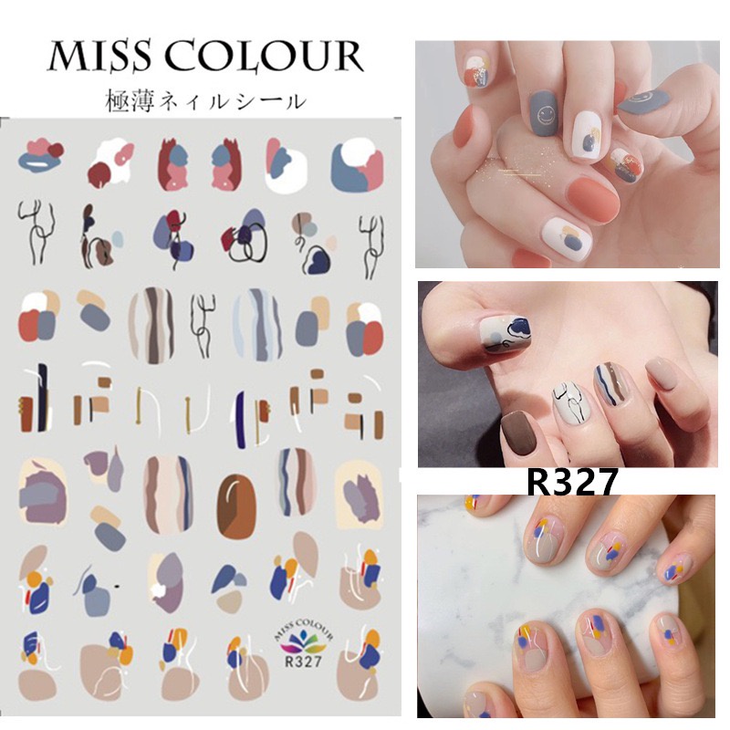 Jual Sticker Kuku Nail Art / Sticker Nail Art / Hiasan Kuku Sticker ...