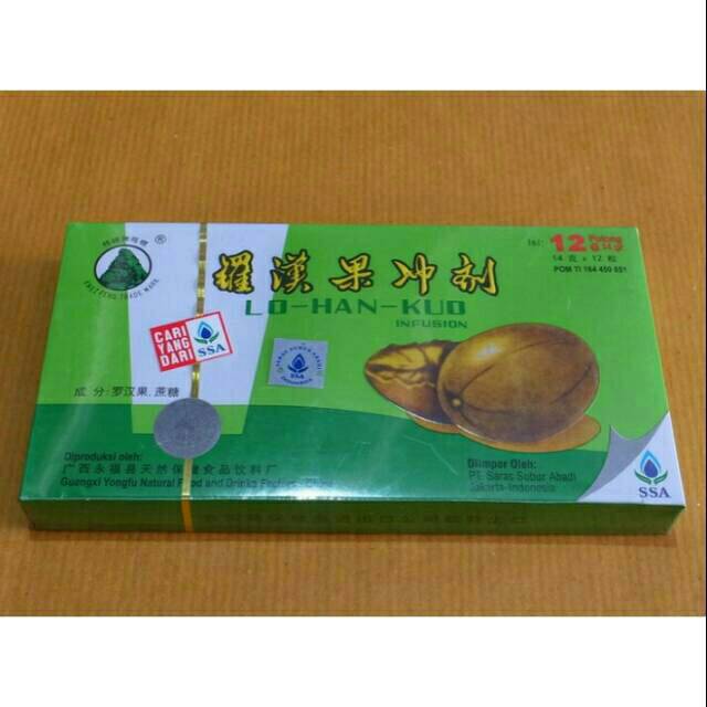 Jual LO HAN KOU INFUSION 1 BOX ISI 12 MERDAKAN PANAS DALAM | Shopee ...