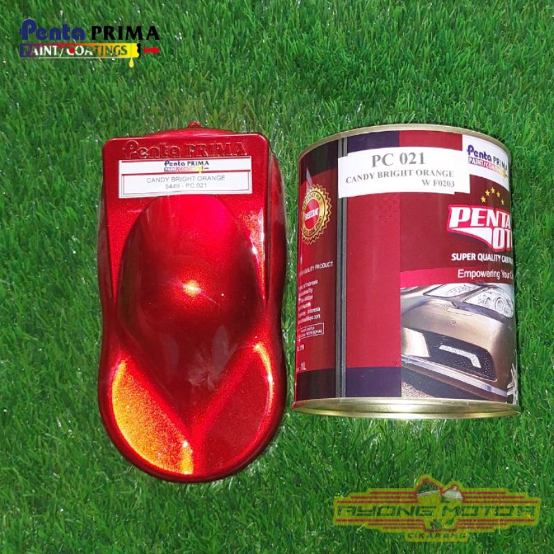 Jual Cat Penta Oto/Cat Duco PU PC 021 Candytone Bright Orange 1Kg | Shopee Indonesia