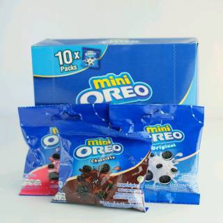 Jual JUAL BISKUIT OREO MINI / MINI OREO BOX RASA COKLAT STAWBERRY ...
