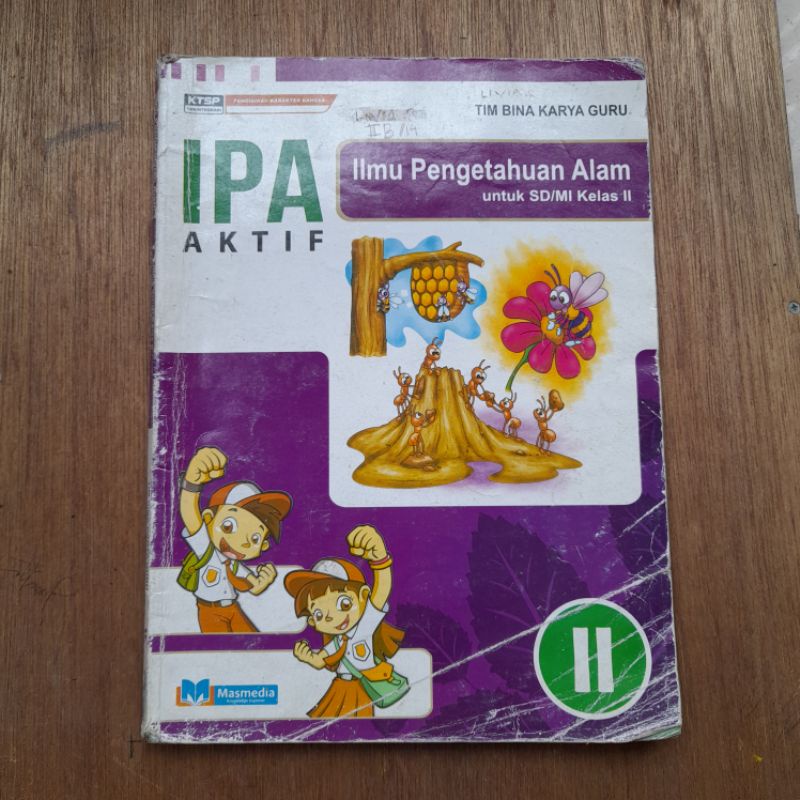 Jual Buku IPA AKTIF Ilmu Pengetahuan Alam SD/MI Kelas II 2 Penerbit ...