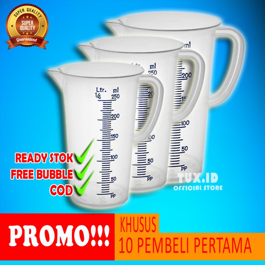 Jual Gelas Takar Ukur 250 ml 500ml 1 2 5 L 12 L Liter Oli Minyak Cat ml - 500 ml | Shopee Indonesia