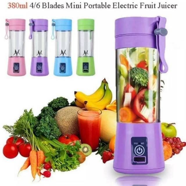 Jual Blender mini portable/ blender mini recharger / Jus Buah | Shopee ...