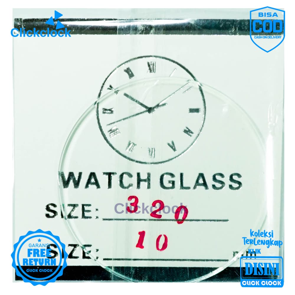 Jual Kaca Jam Kaca Bahan Watch Glass PNC-320 Bagus 3,2 cm | Shopee ...