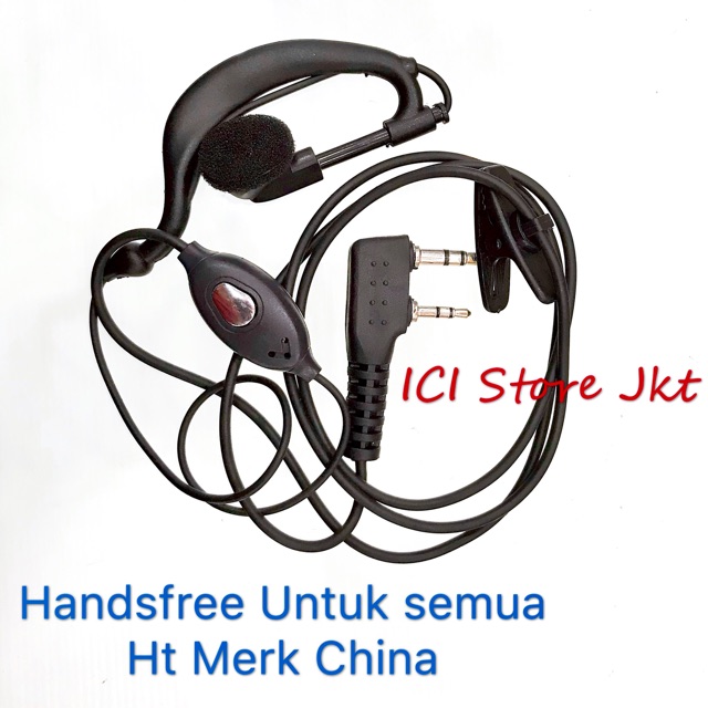 Jual Handsfree/Headset/Earphone Standar (Untuk semua HT merk China ...