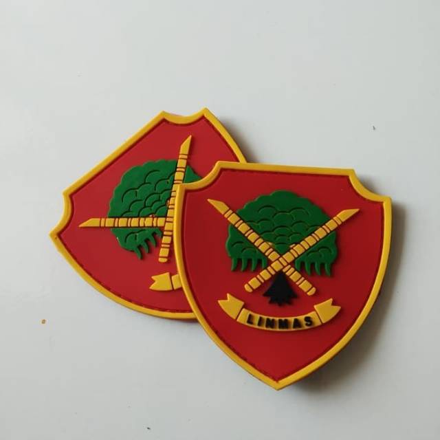 Jual Patch rubber LOGO LINMAS/HANSIP/tempelan karet emblem | Shopee ...