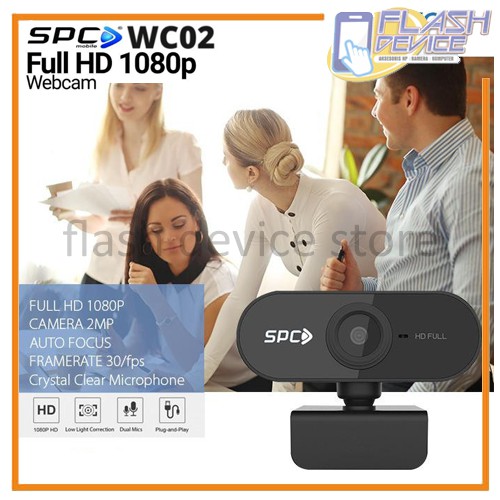 Jual Webcam SPC WC02 High Resolution Full HD 1080p 2MP Camera | Shopee ...