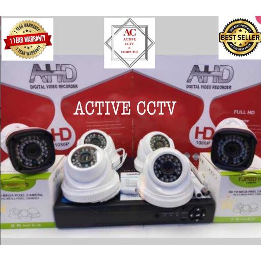 Jual PAKET CCTV 1080P 4MP 6 KAMERA CCTV DVR 8 CH CHANNEL XMEYE CAMERA 4 ...