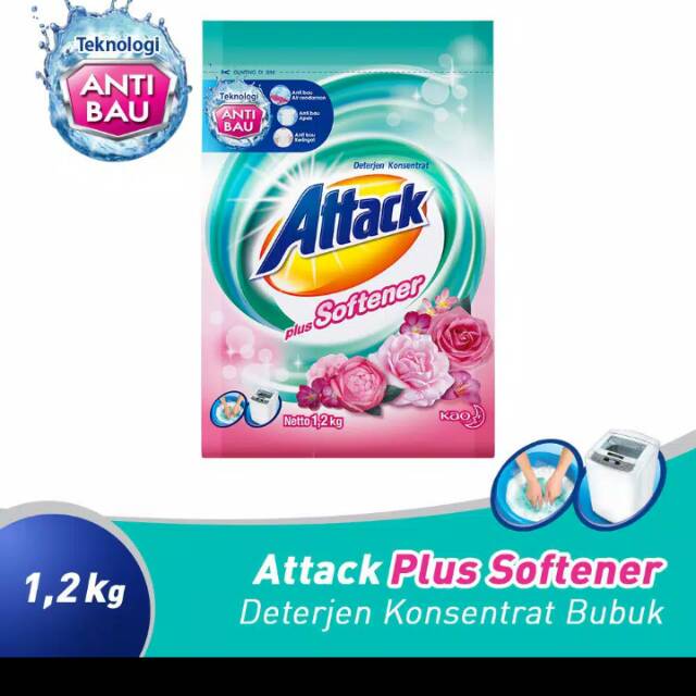 Jual Attack plus softener 1200 gram | Shopee Indonesia
