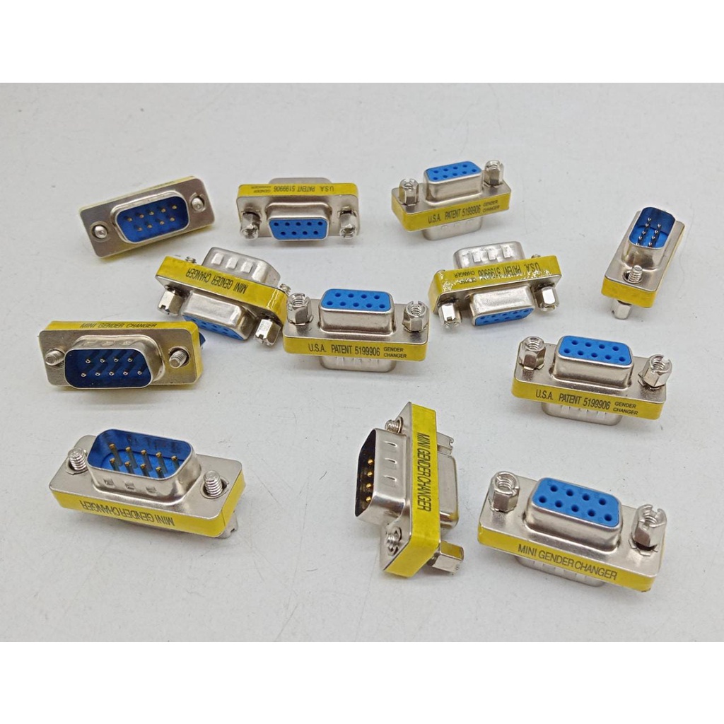 Jual GENDER VGA 9 PIN MALE - FEMALE | Shopee Indonesia