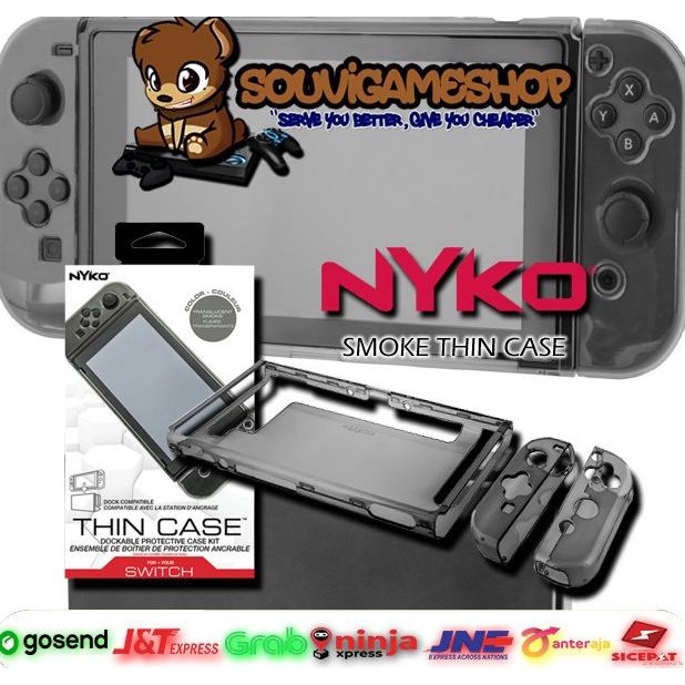 Jual NINTENDO SWITCH NYKO THIN CASE (SMOKE) | Shopee Indonesia