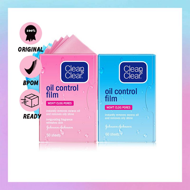 Jual Clean & Clear Oil Control Film Face Paper | Shopee Indonesia