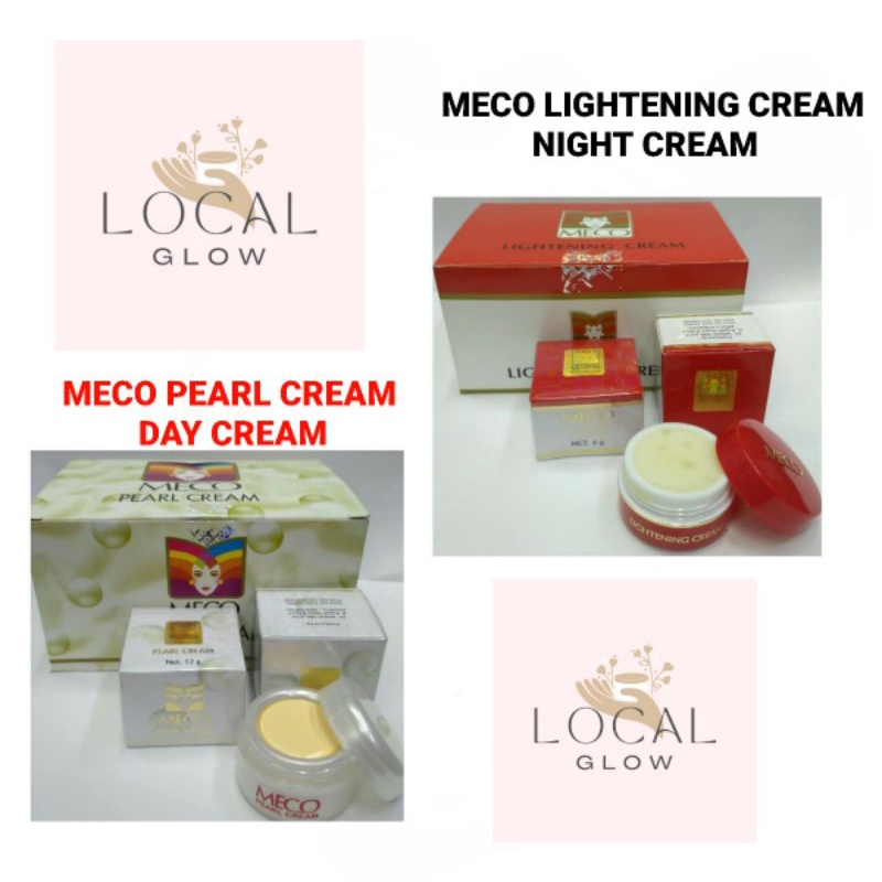 Jual Meco Pearl Cream Day / Siang - Mecco Lightening Cream Night ...