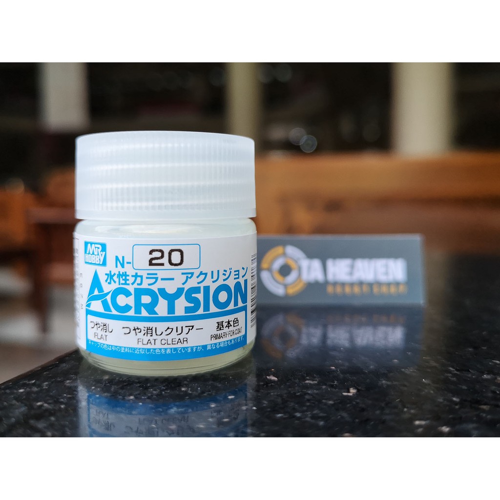 Jual Acrysion N 20 Flat Clear - Cat Gundam Model Kit Paint | Shopee Indonesia