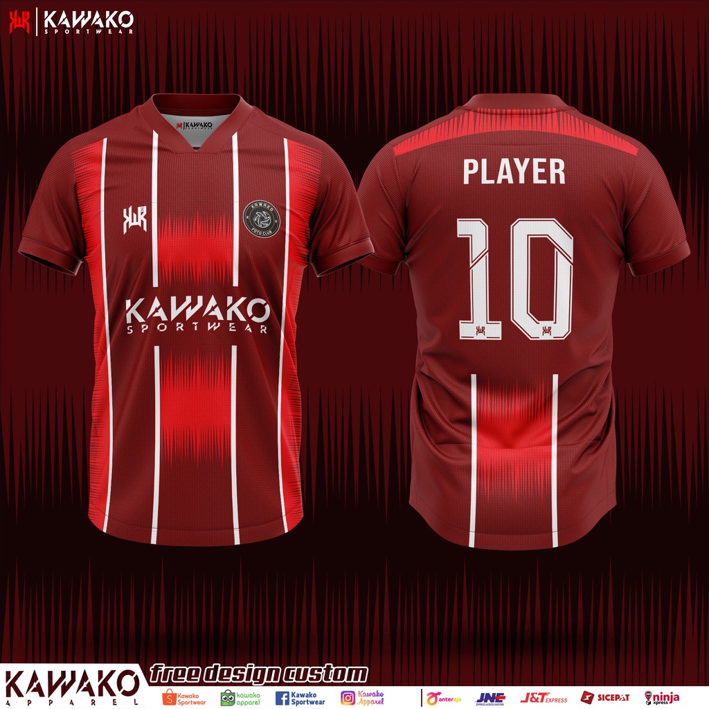 Jual Jersey Olahraga Futsal & Sepakbola ( Merah Maron) | Shopee Indonesia