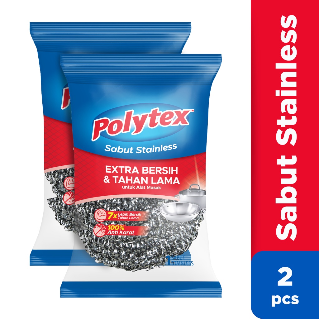 Jual Polytex Sabut Kawat Stainless Steel 20 gram x2 Pcs | Shopee Indonesia