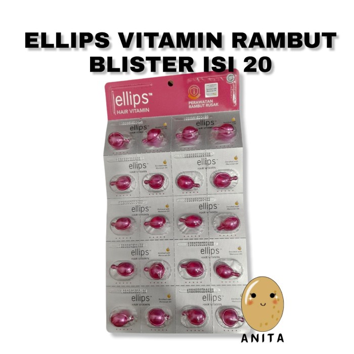 Jual ELLIPS VITAMIN RAMBUT ELIPS / ELIPS HAIR VITAMIN RAMBUT ISI 20 ...