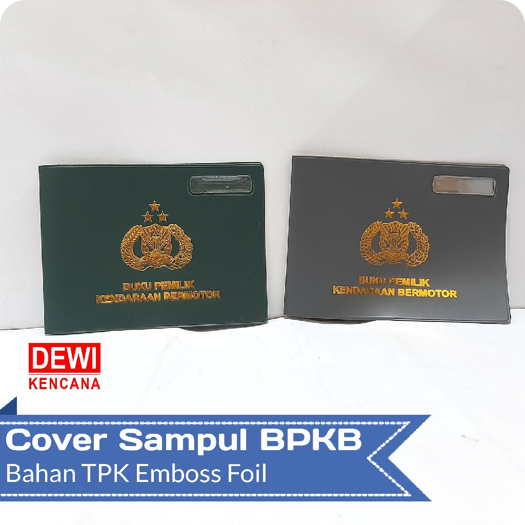 Jual Cover Sampul (Cover Sampul BPKB) Tulisan Emas Emboss | Shopee ...