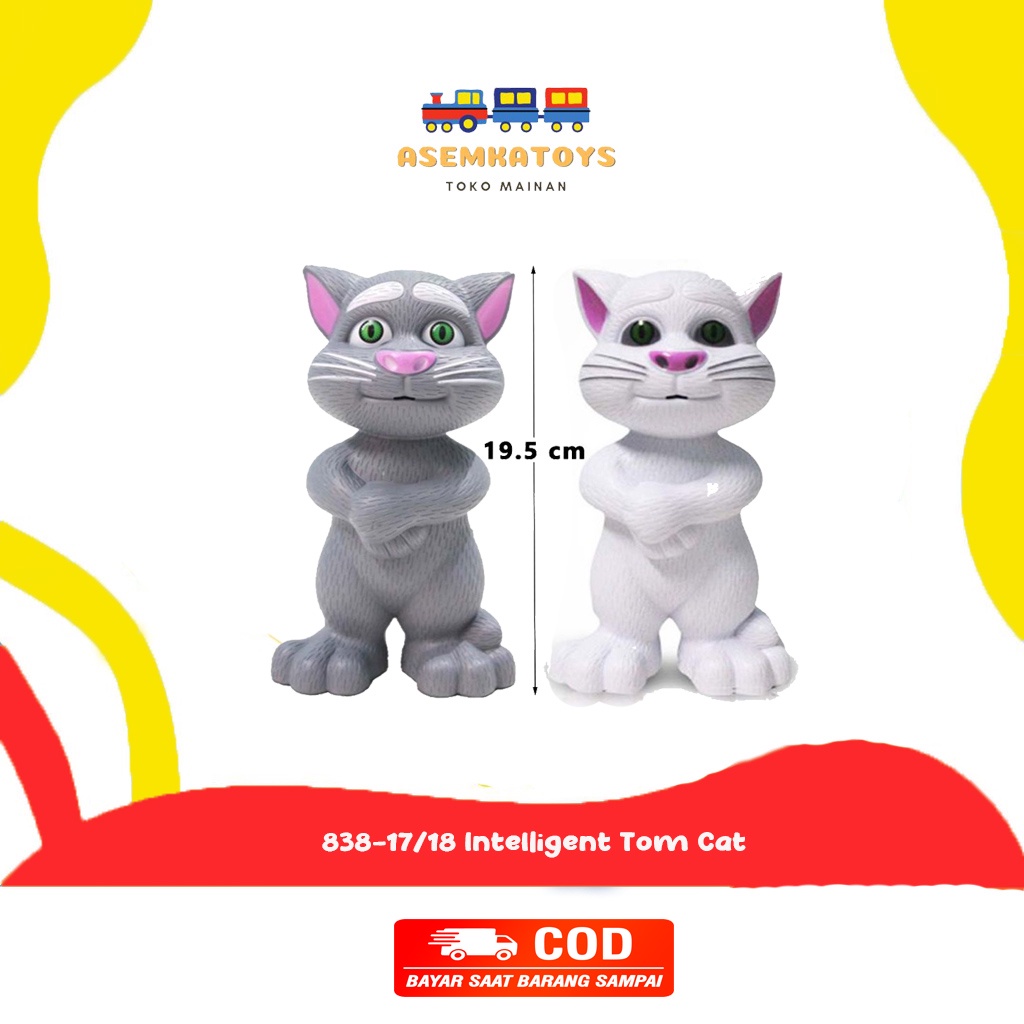Jual Boneka TOMCAT Mainan Talking TOM Intelligent Singing Cat Bisa ...