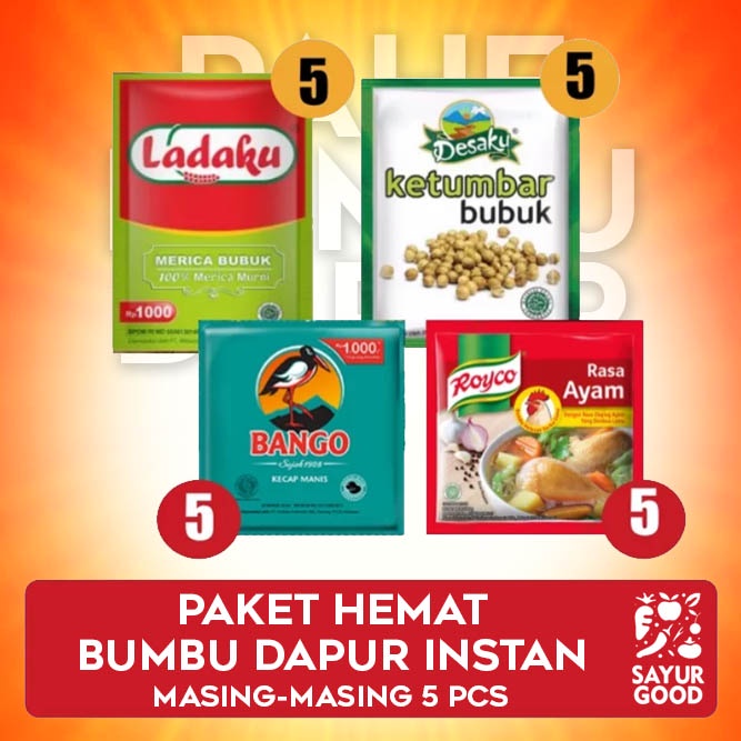 Jual Paket Bumbu Dapur Instan / Pack | Shopee Indonesia