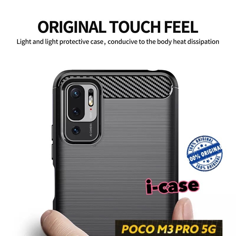 Jual Soft Case POCO M3 PRO 5G Rugged Armor Xiaomi PocoPhone M3 5G Pro ...