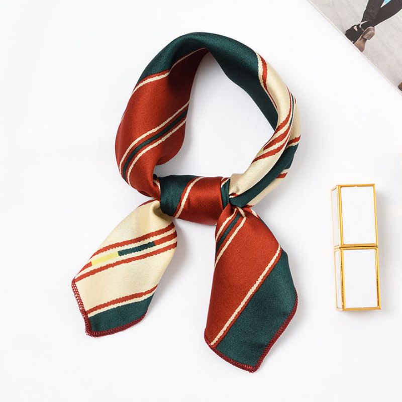 Jual Syal leher syal pramugari scraf sutra 50x50 syal kepala syal tas ...