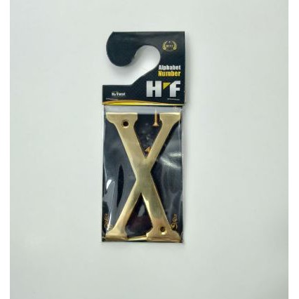 Jual [ variasi ] Huruf A - Z | Huruf Kuningan Untuk Nomor Rumah ...