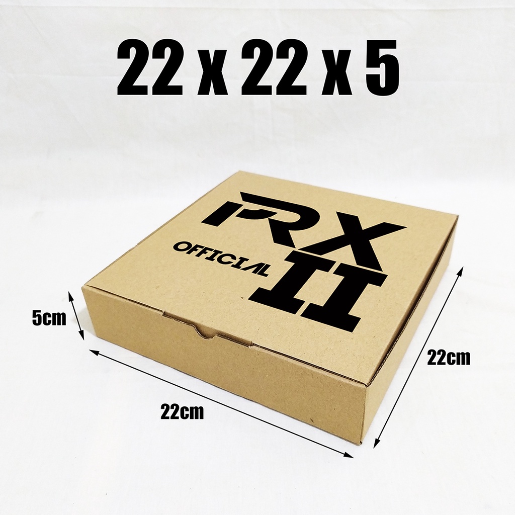 Jual CUSTOM SABLON LUSINAN BOX KARDUS 22X22X5 CM (BOX + SABLON ...