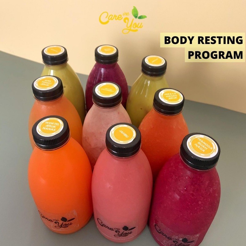 Jual Body Resting Package (9 botol Fresh Juices) | Shopee Indonesia