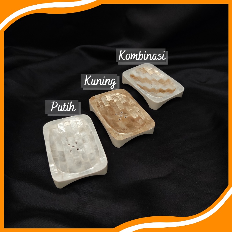 Jual Tempat Sabun Batang Kerang Capiz Wadah Sabun Display Tray Soap ...