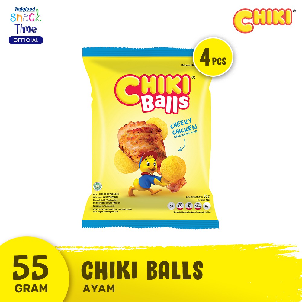 Jual Chiki Ball Ayam 55 Gr - 4 Pcs | Shopee Indonesia