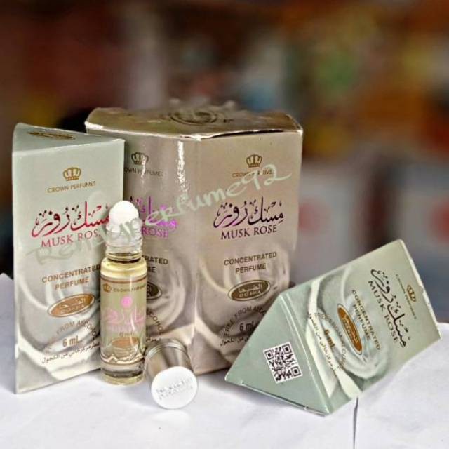 Jual Parfum Musk Rose dobha 6ml non alkohol / parfum arab aroma Musk ...