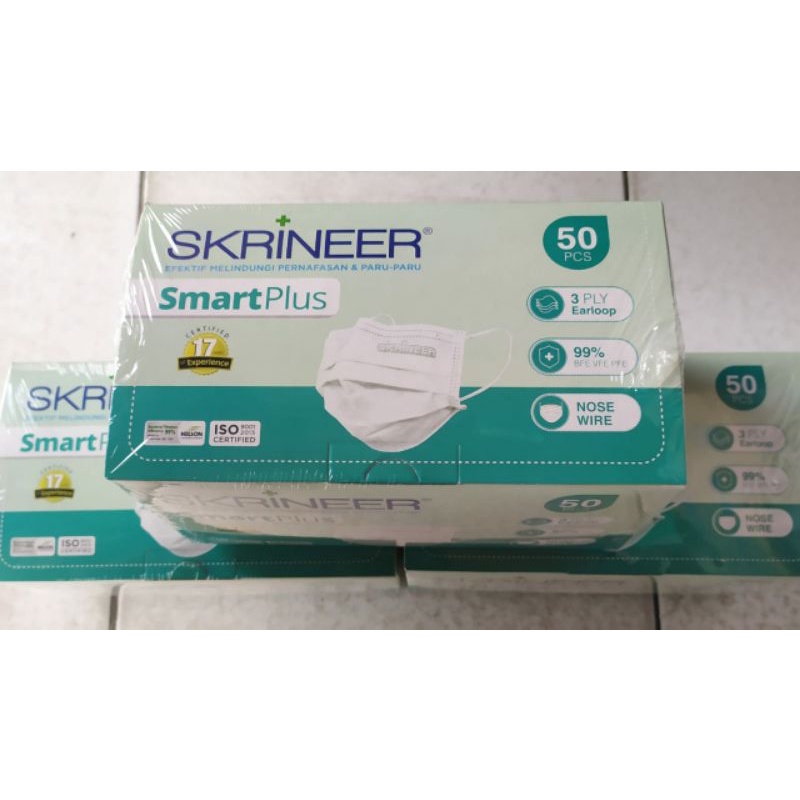 Jual Skrineer masker earloop (cantol telinga) kwalitas rumah sakit ...