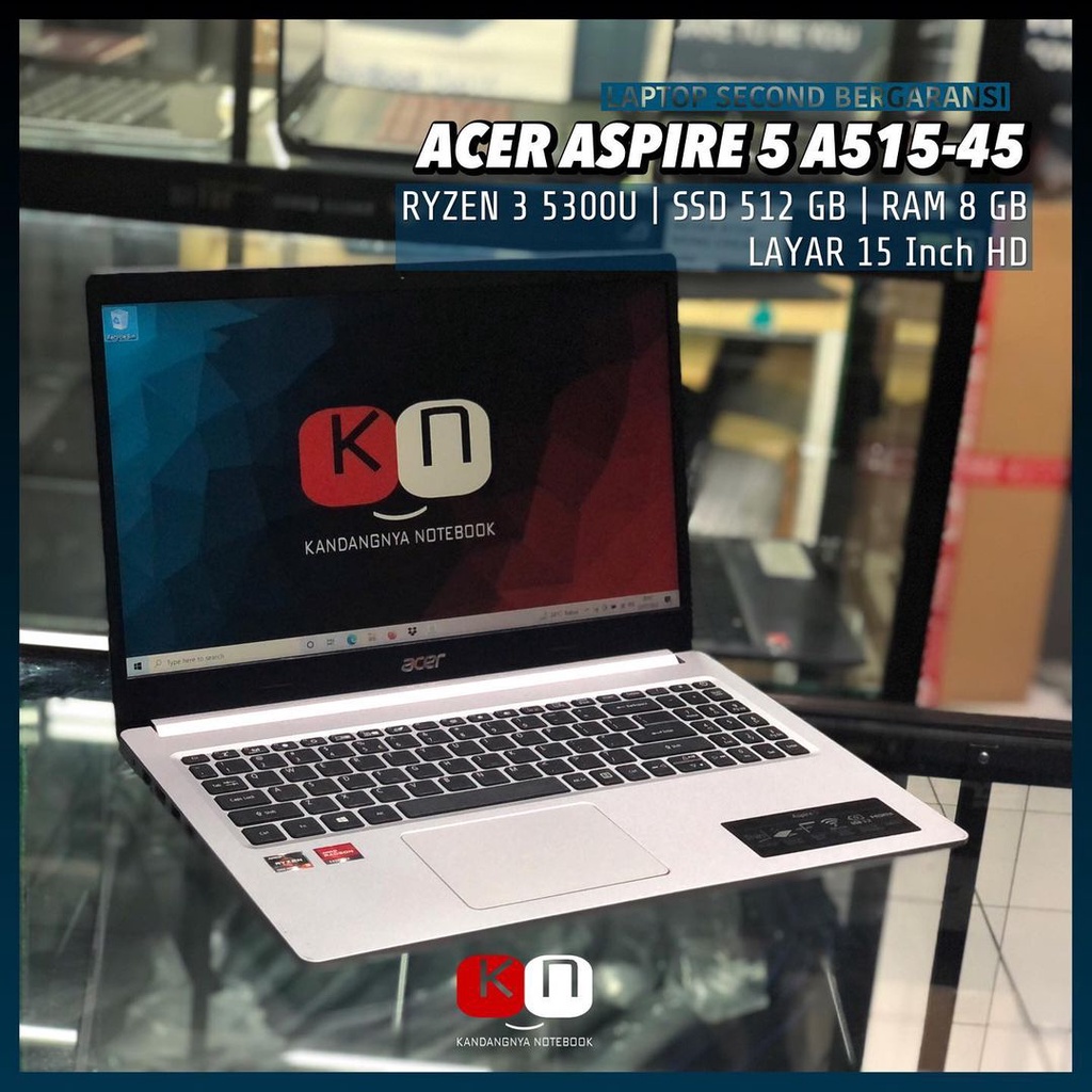 Jual ACER ASPIRE 5 A515 45 Ryzen 3 5300U SSD 512 RAM 8 Layar Ips HD ...