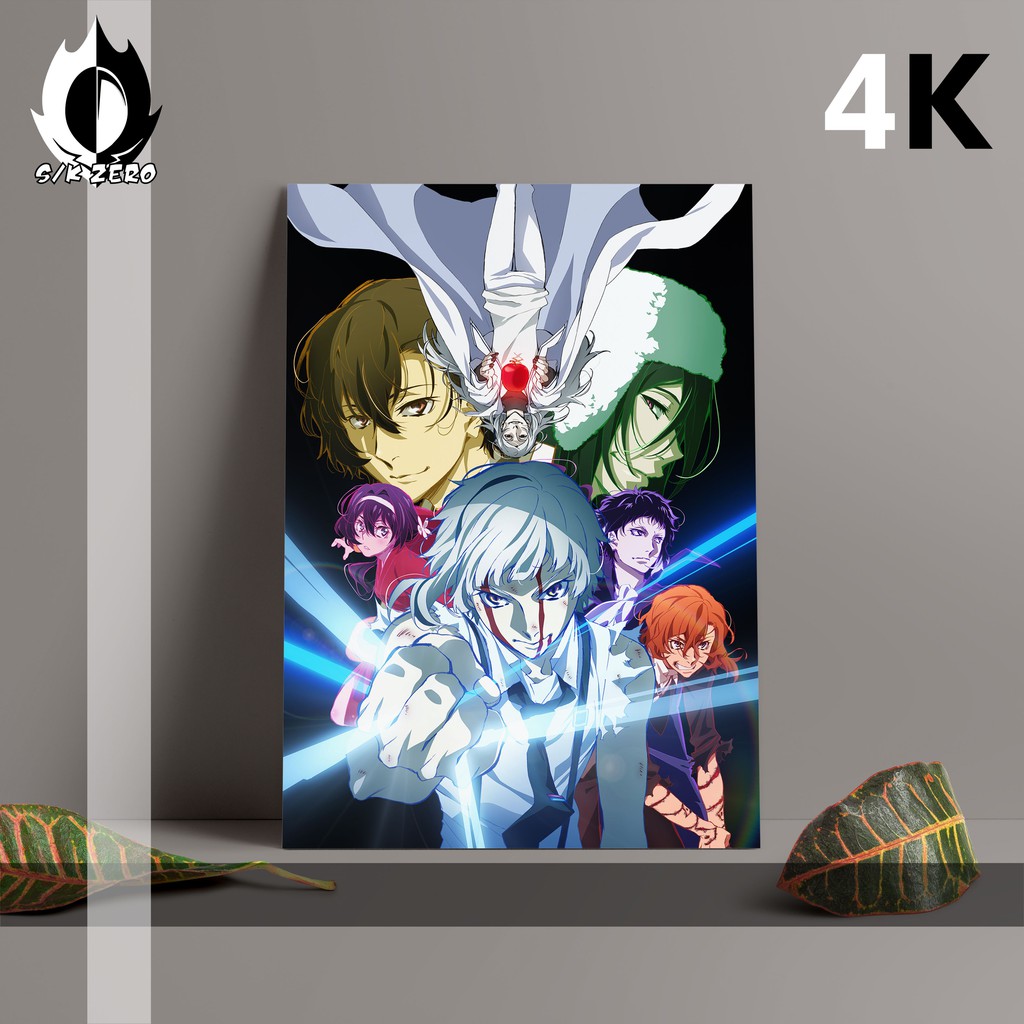 Jual Poster size A3 Anime Paling Lengkap - Bungou Stray Dogs (4K) (bisa ...
