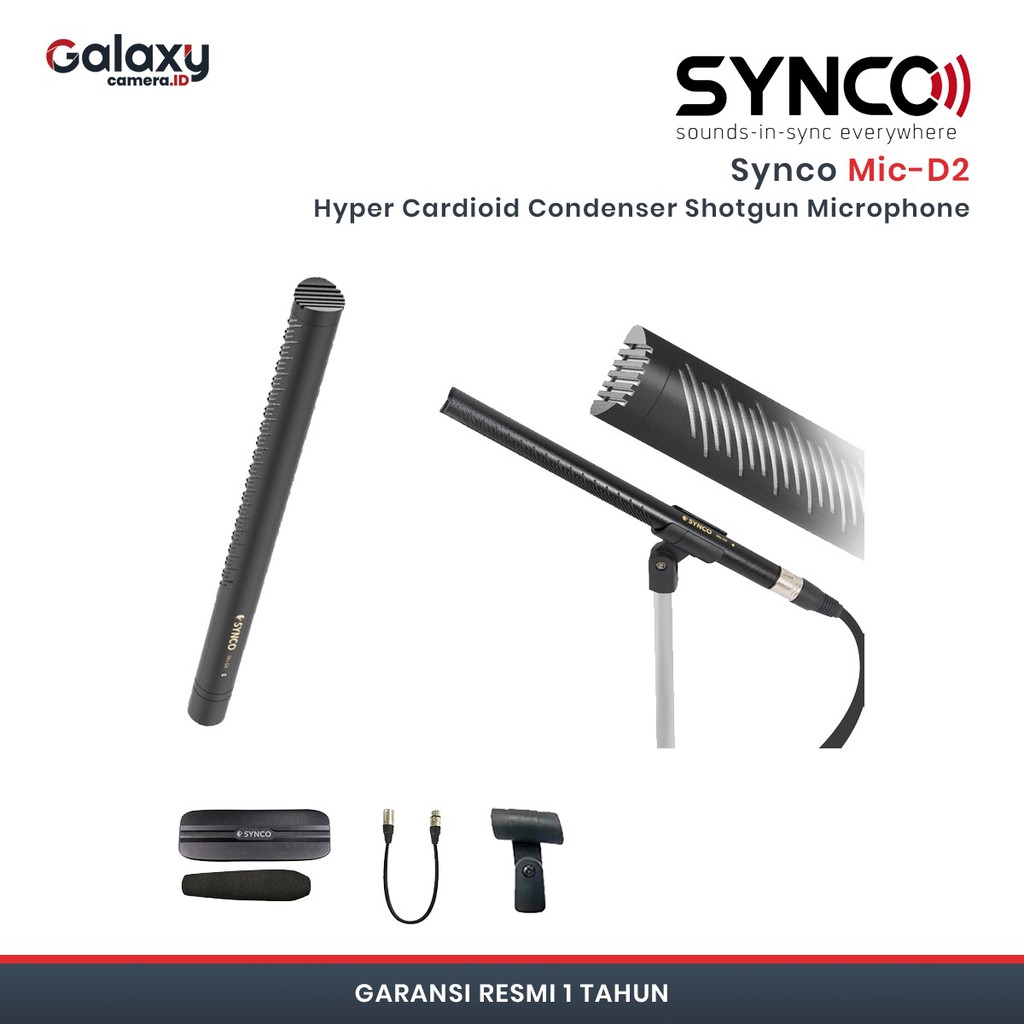 Jual Synco Mic-D2 Hypercardioid Shotgun Microphone | Shopee Indonesia