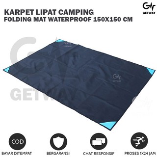 Jual KARPET PIKNIK LIPAT TAHAN AIR WATERPROOF PORTABLE KARPET CAMPING ...